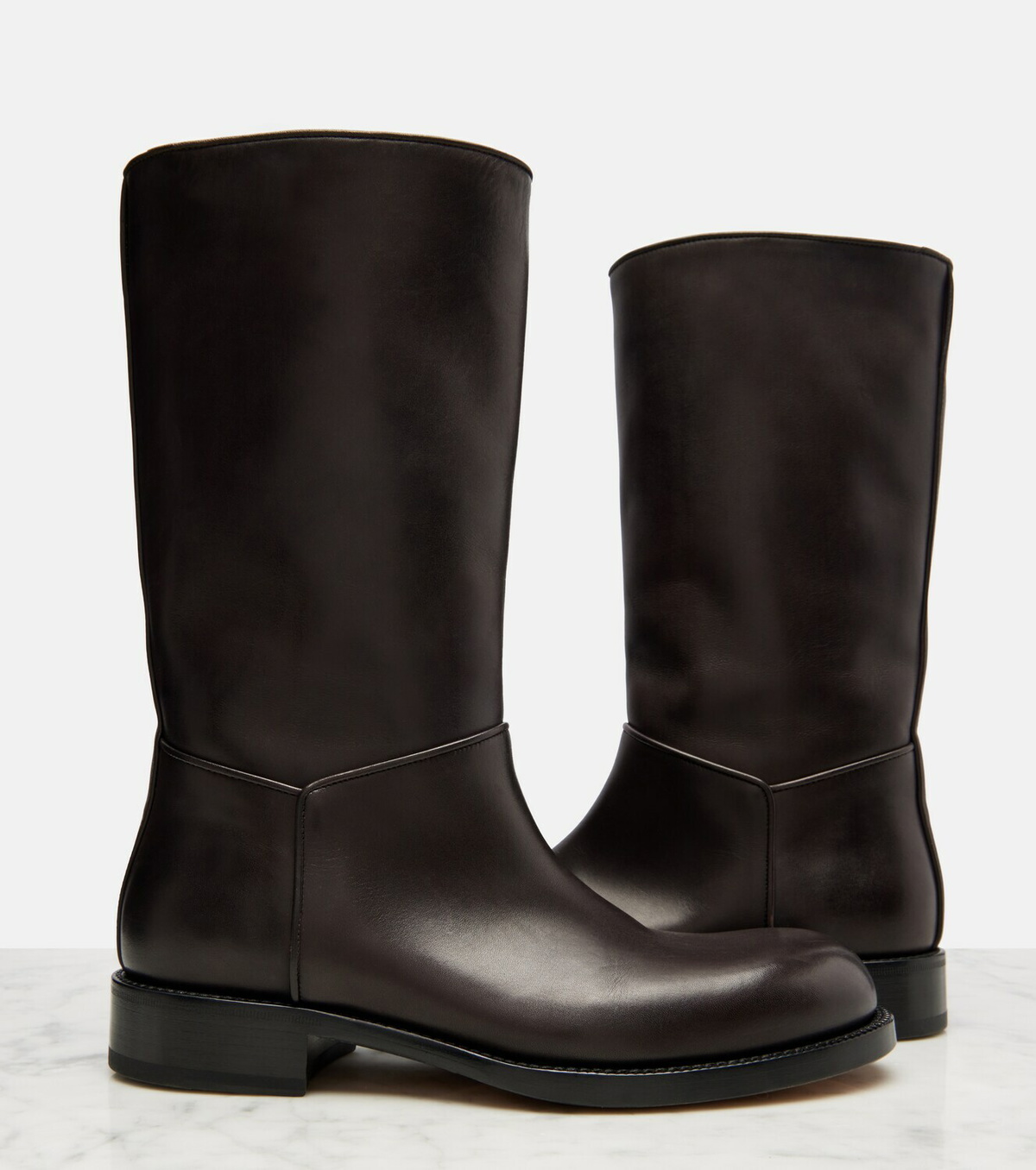 The Row Nobilis Riding leather knee-high boots The Row