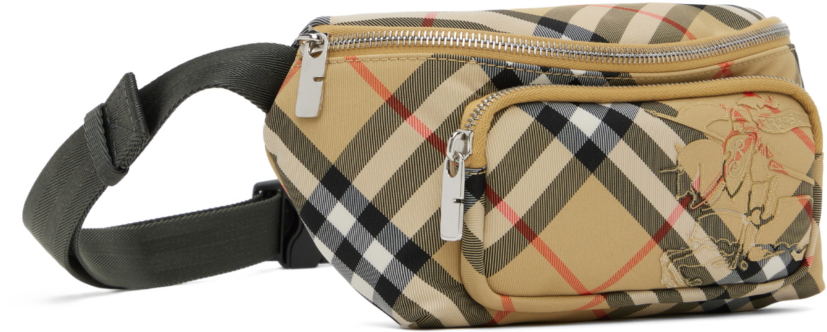Burberry Beige Small Check Belt Bag Burberry