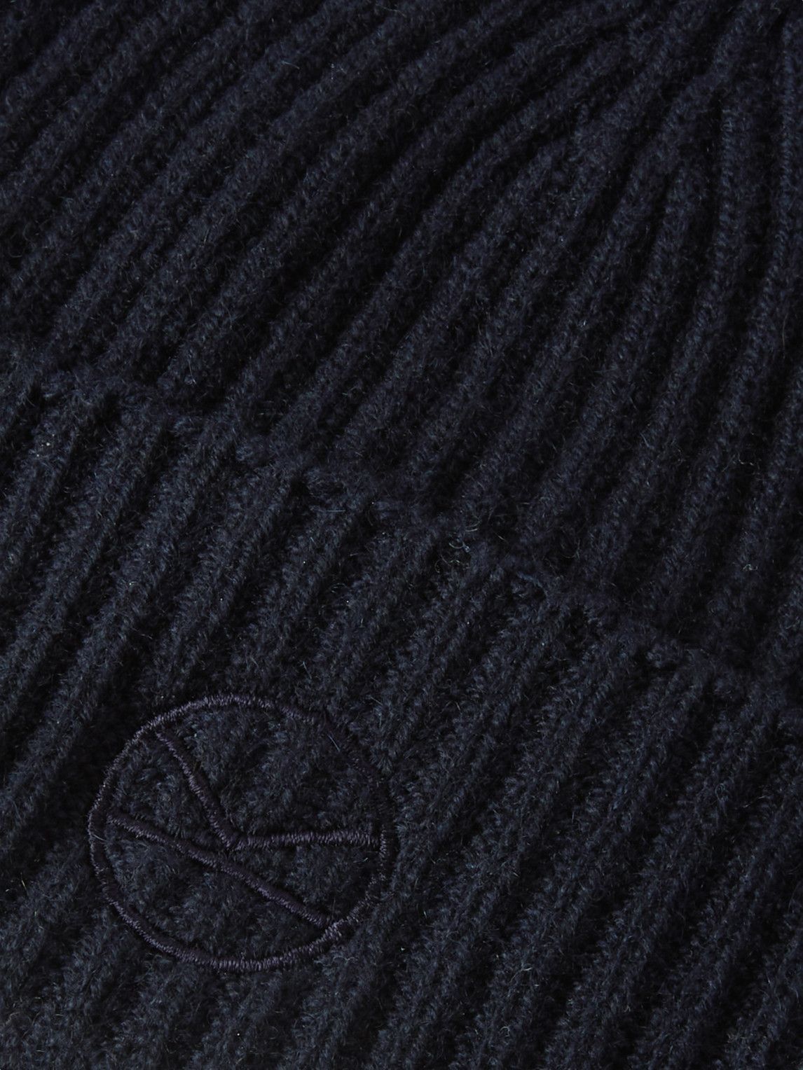 Kingsman - Johnstons of Elgin Logo-Embroidered Ribbed Cashmere Beanie ...