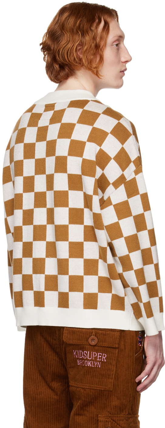 KidSuper Brown & White Boxing Sweater KidSuper