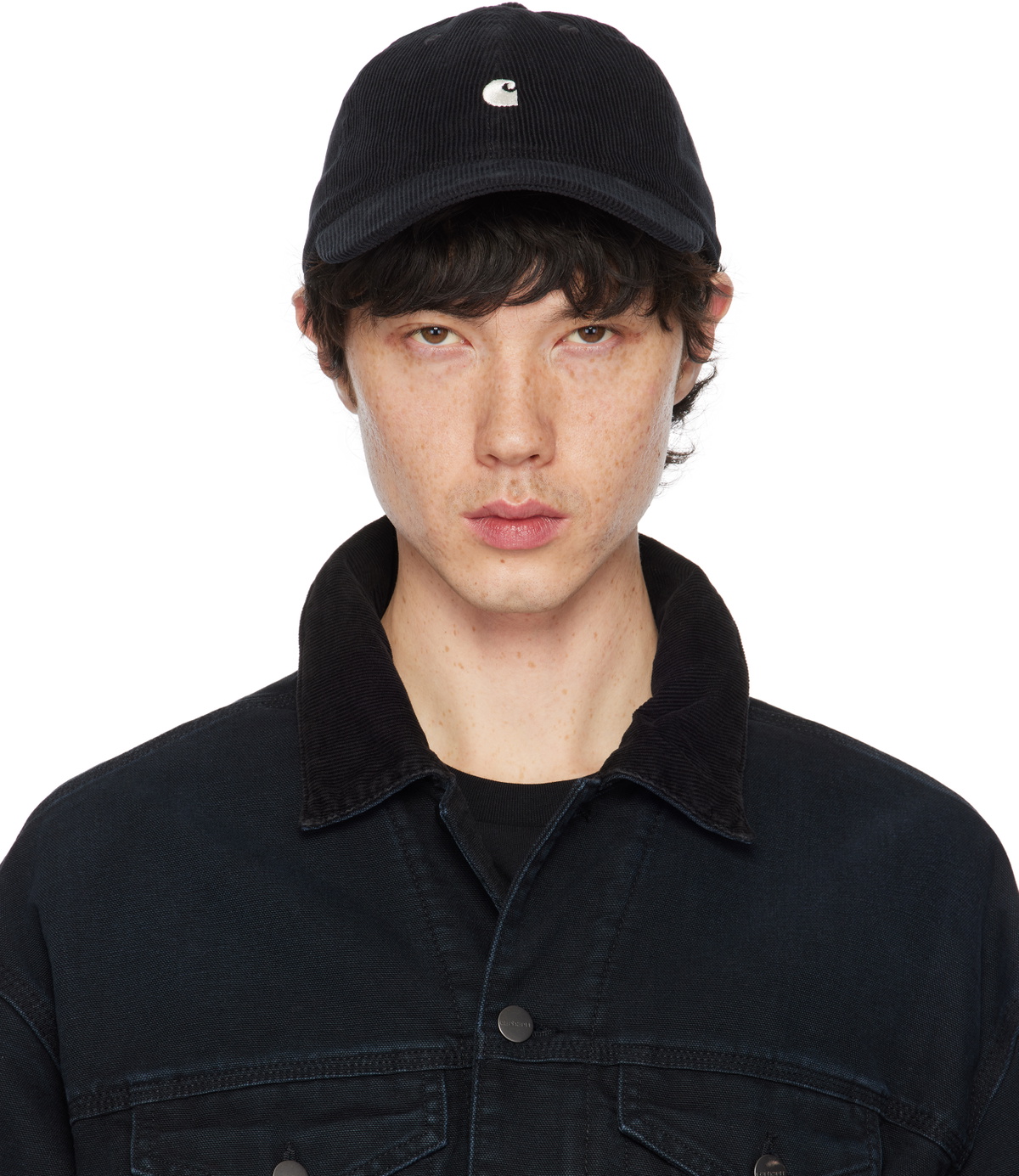 Carhartt Work In Progress Black Harlem Baseball Cap Carhartt WIP