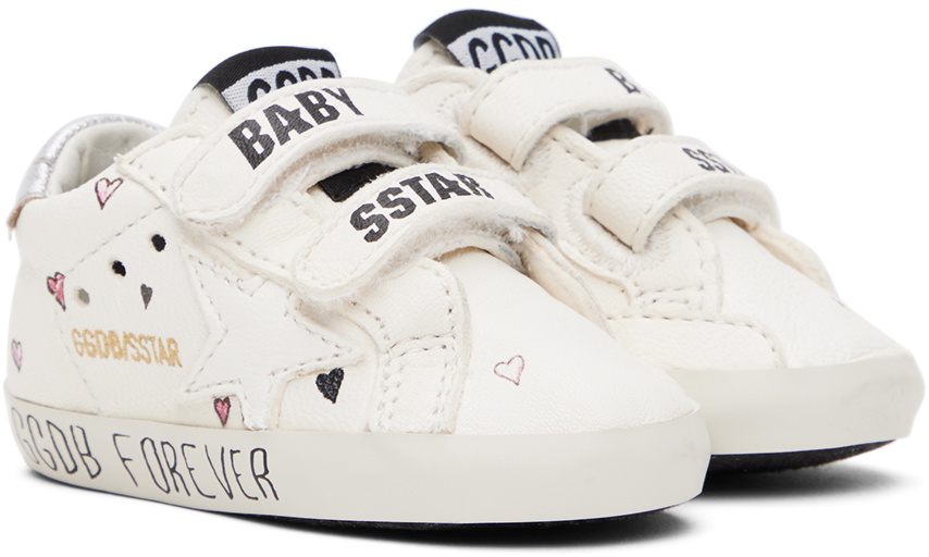 Golden Goose Baby Off-White Baby School Sneakers Golden Goose Deluxe Brand