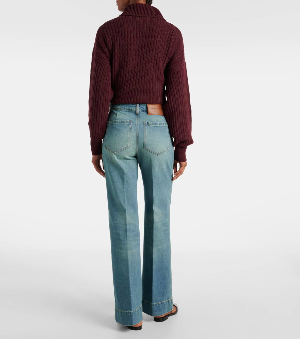 Victoria Beckham Alina high-rise wide-leg jeans Victoria Beckham