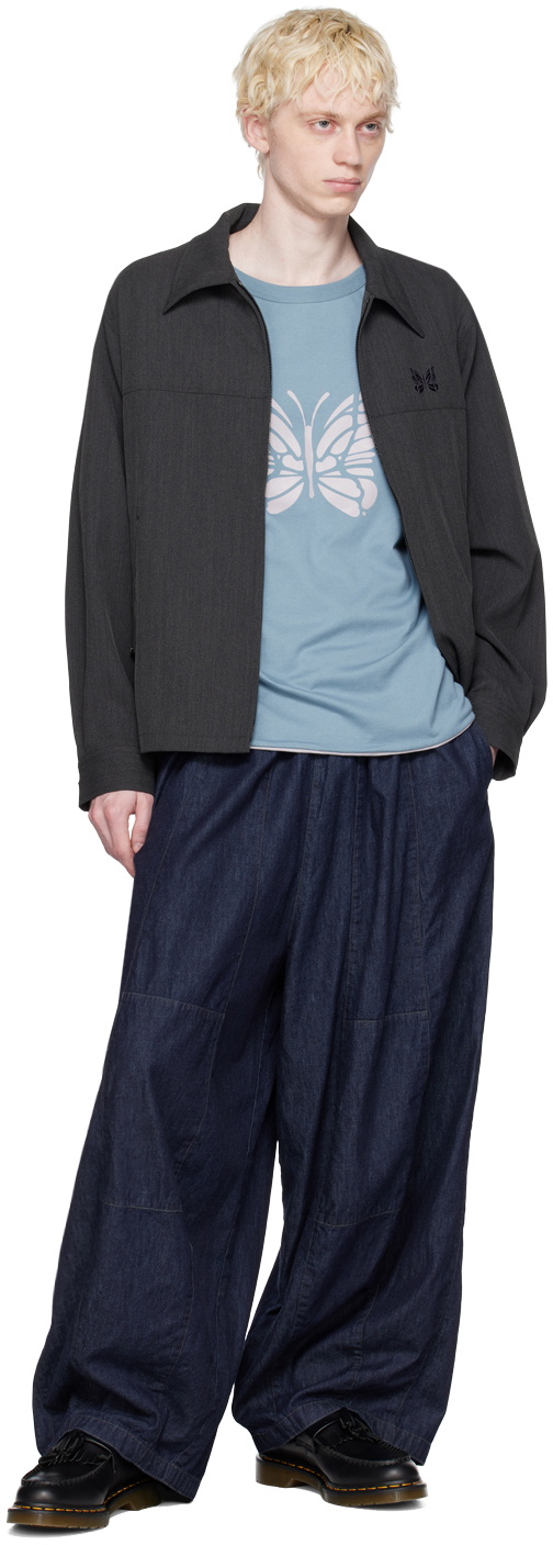 NEEDLES Gray Embroidered Jacket Needles