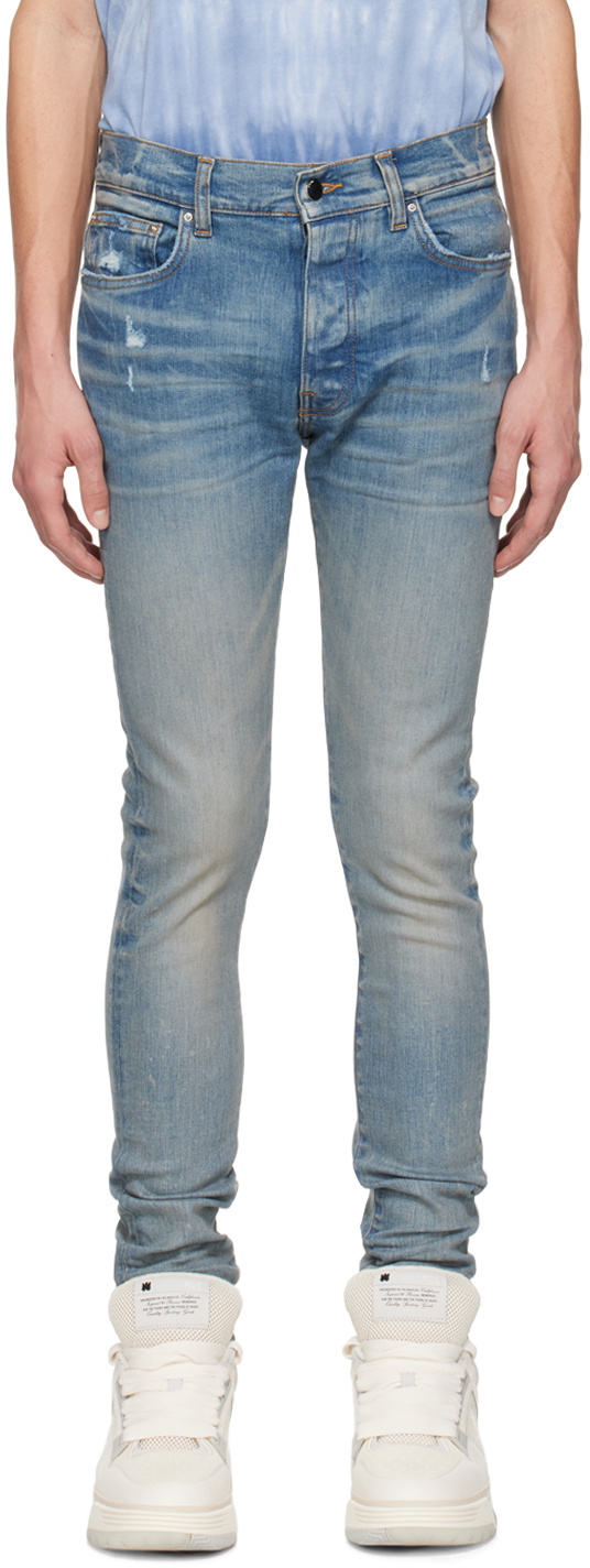 AMIRI Indigo Stack Jeans Amiri
