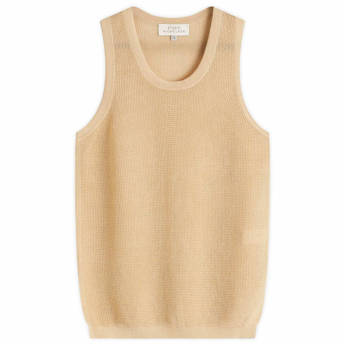 Studio Nicholson Women's Low Armhole Vest in Raffia Studio Nicholson