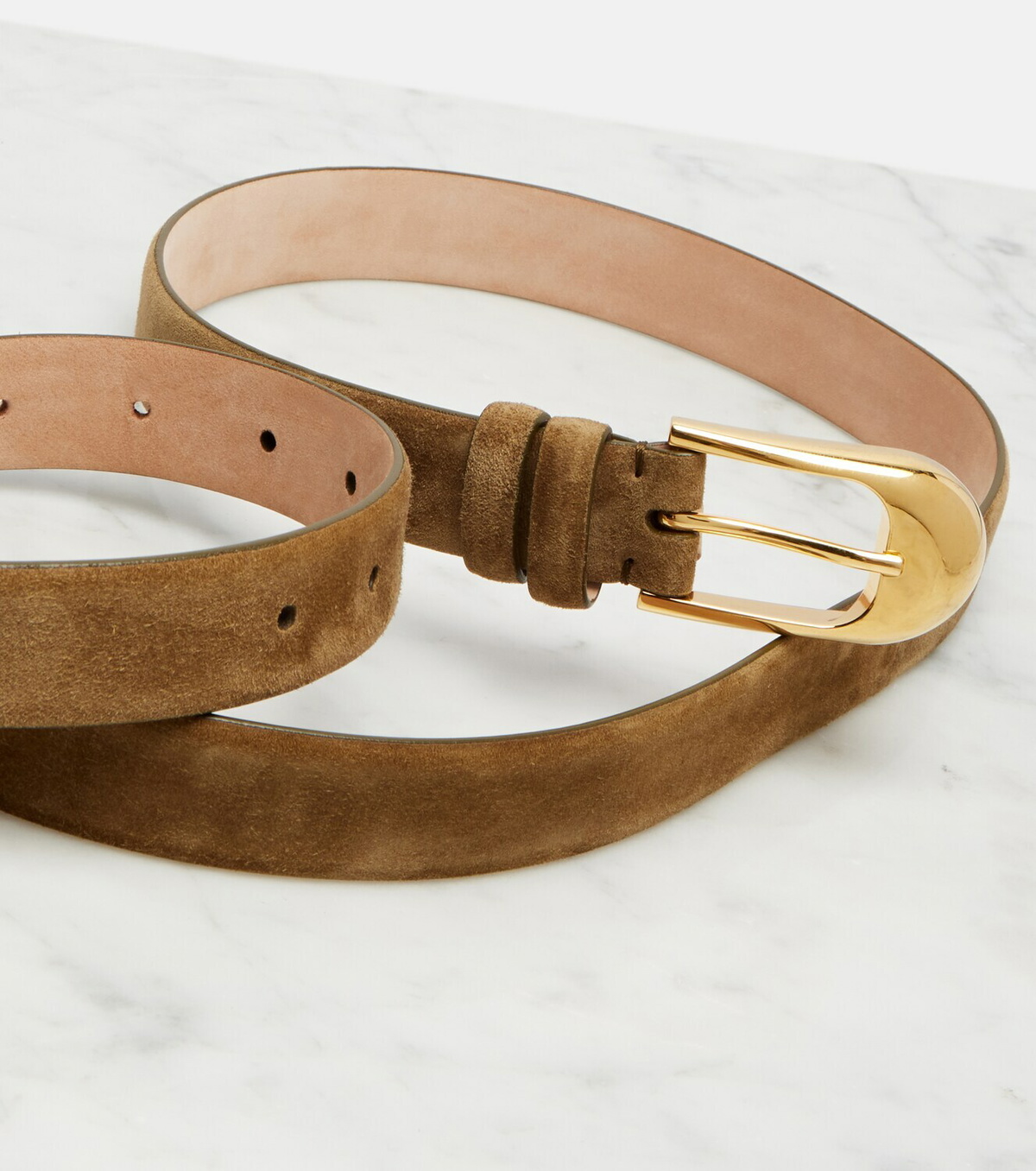 Khaite Dome suede belt Khaite