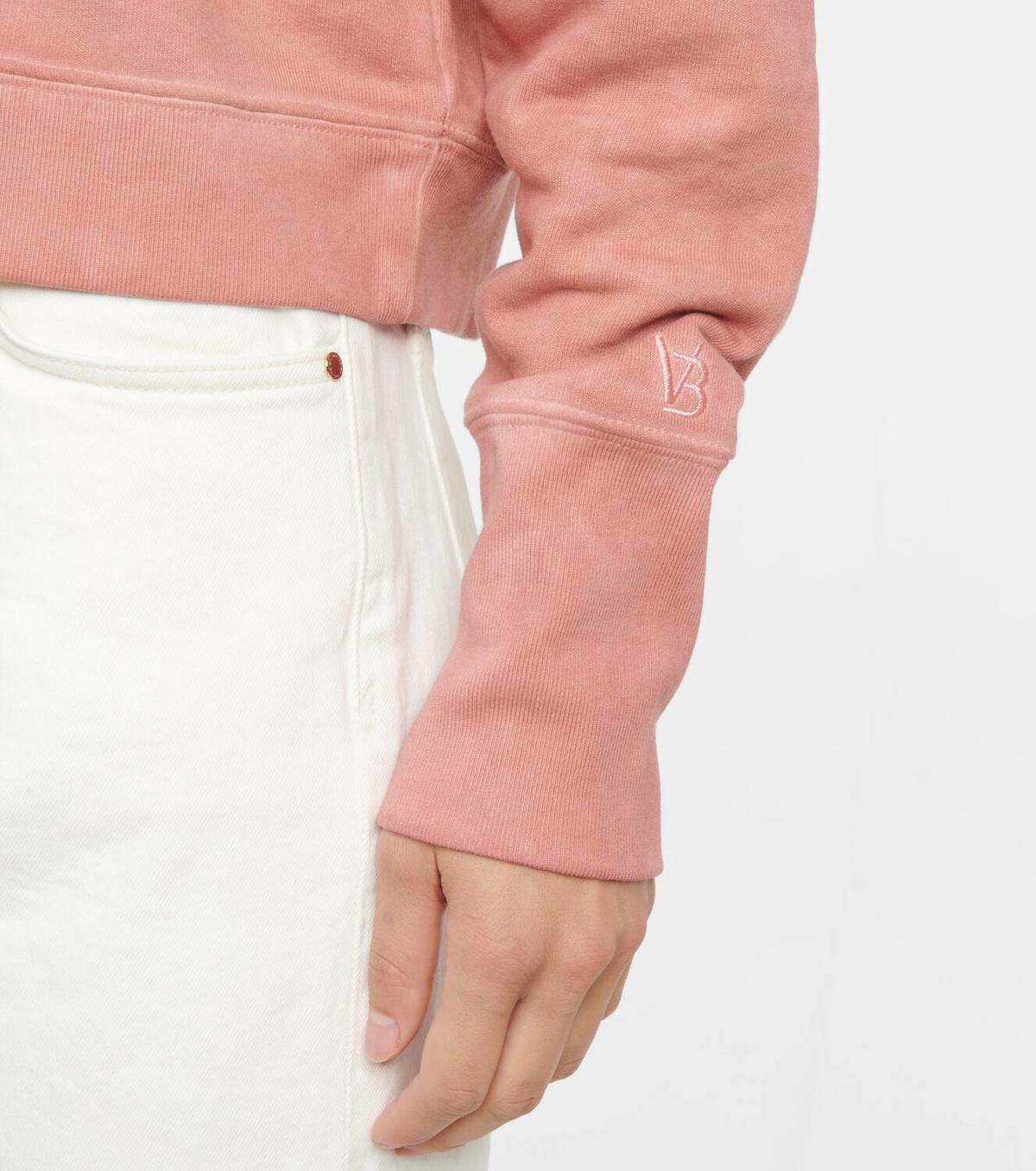 Veronica Beard Dylan zip-up cotton sweatshirt Veronica Beard