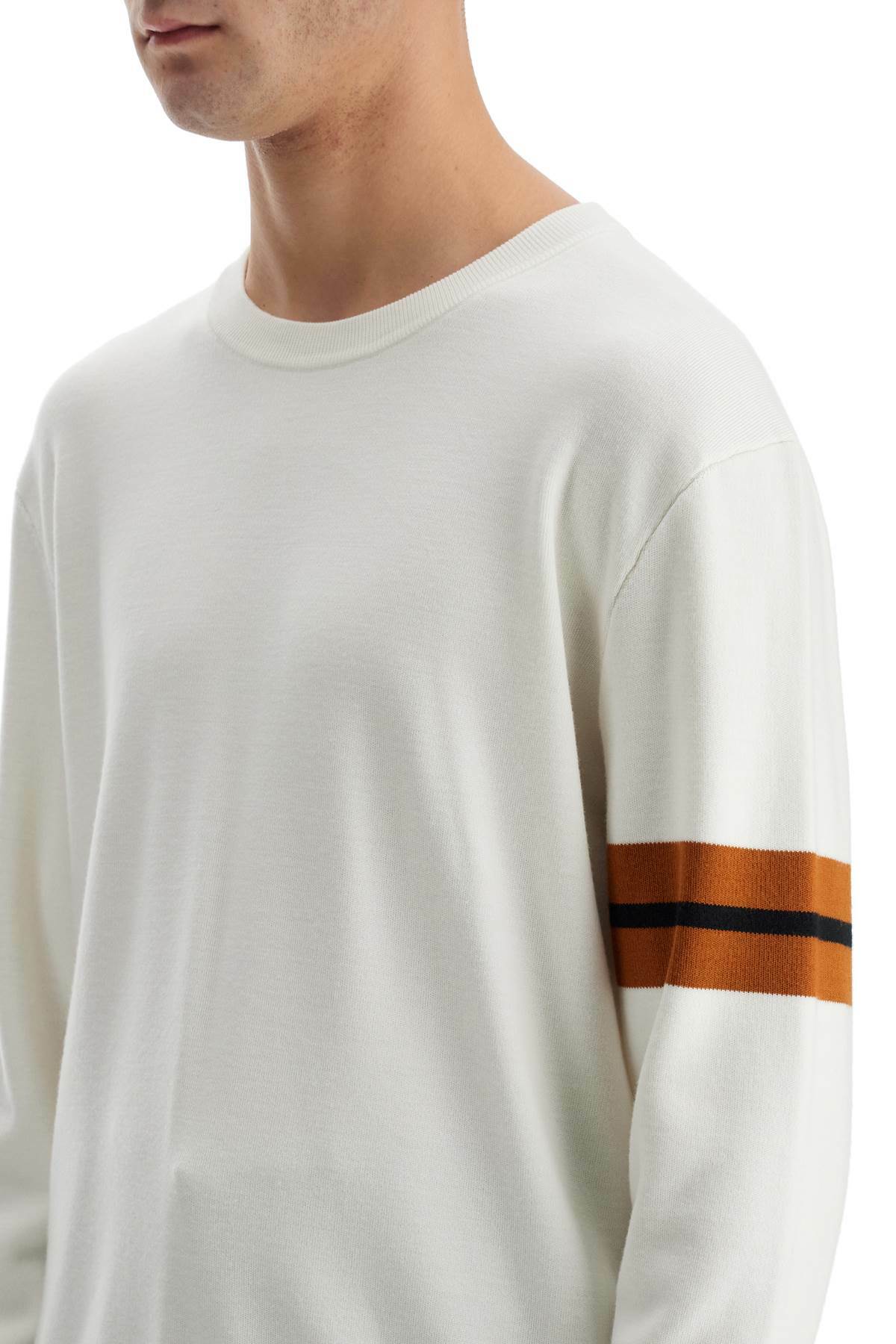 ZEGNA wool pullover with intars White Zegna