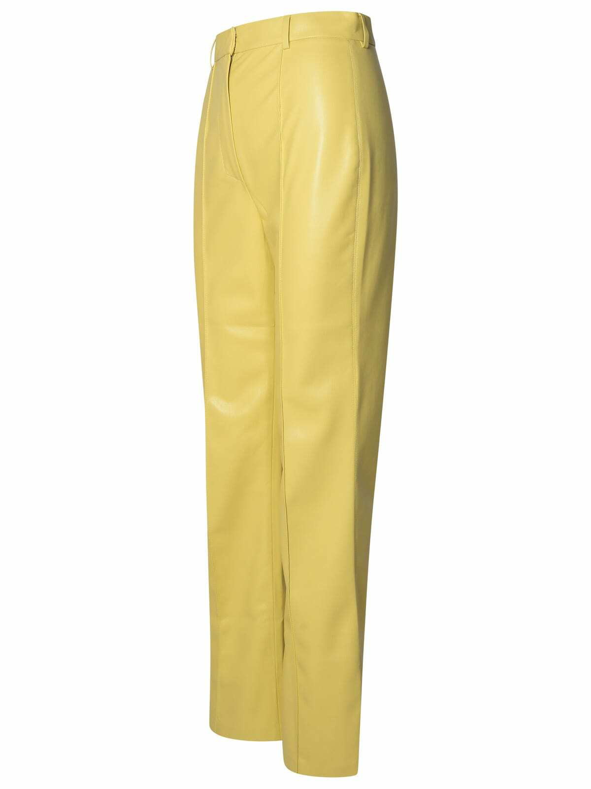 Nanushka leena Lime Polyurethane Pants Nanushka