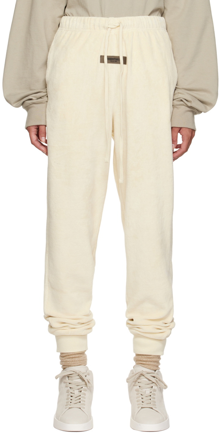 Essentials Off-White Drawstring Lounge Pants Essentials
