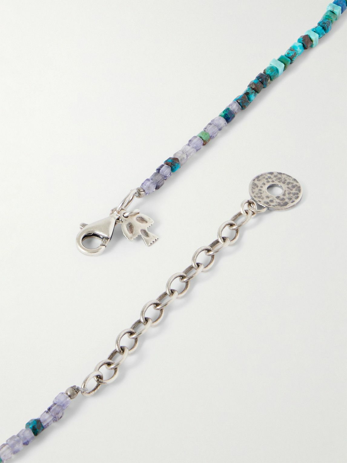 Peyote Bird - Fuente Silver Multi-Stone Beaded Necklace Peyote Bird