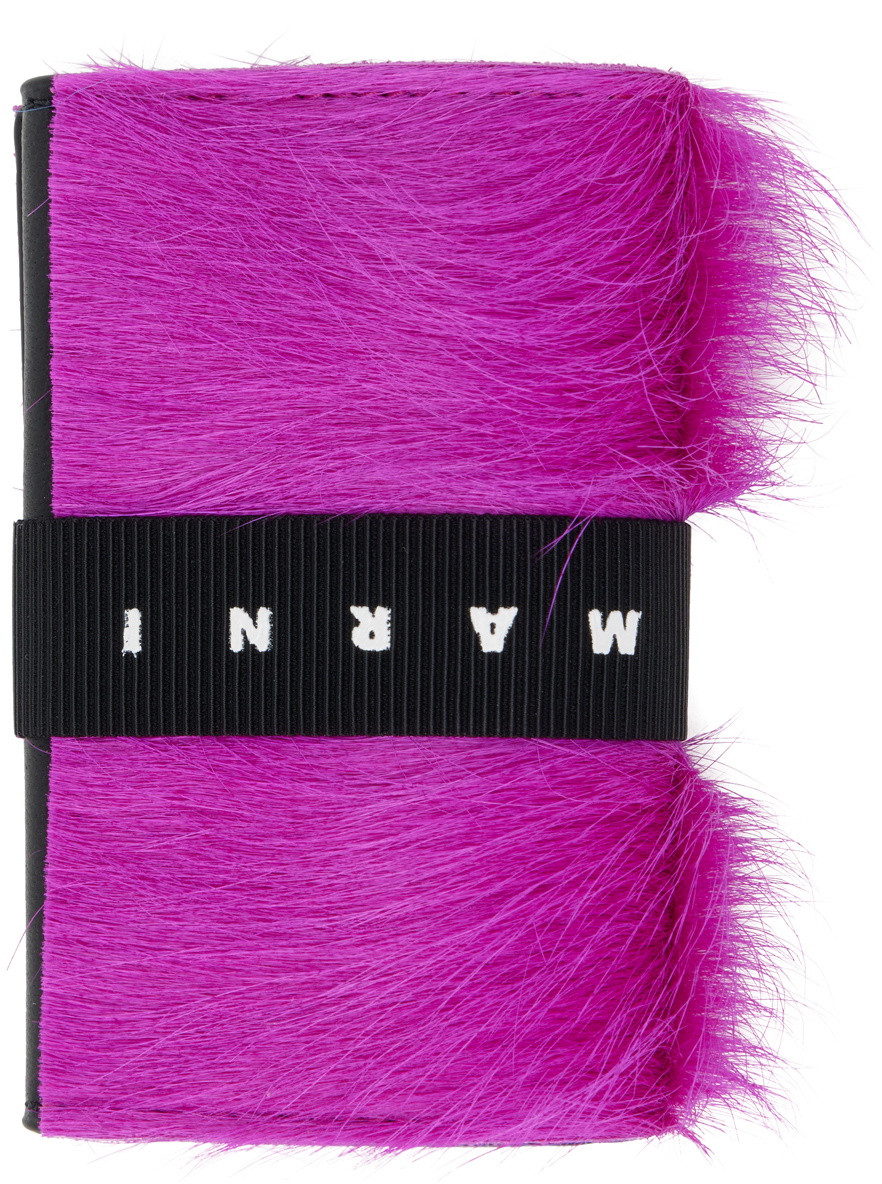 Marni Pink Tri-Fold Wallet Marni