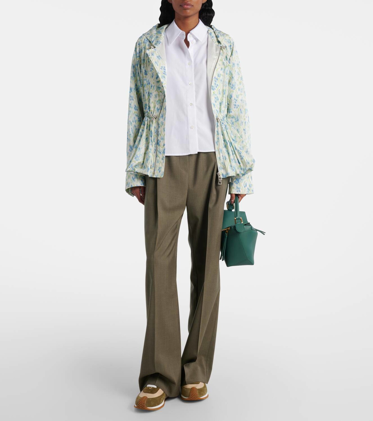 Loewe Floral peplum jacket Loewe