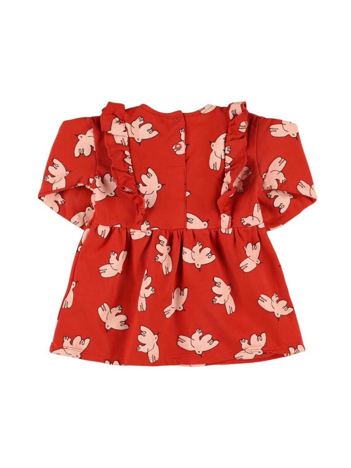 BOBO CHOSES Bird Print Organic Cotton Dress Bobo Choses