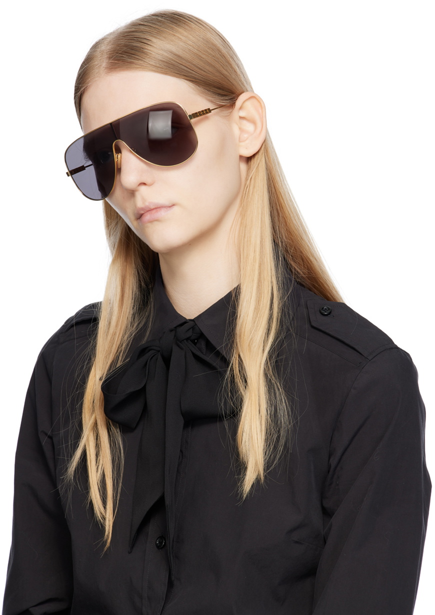 Gucci Gold Mask Sunglasses Gucci