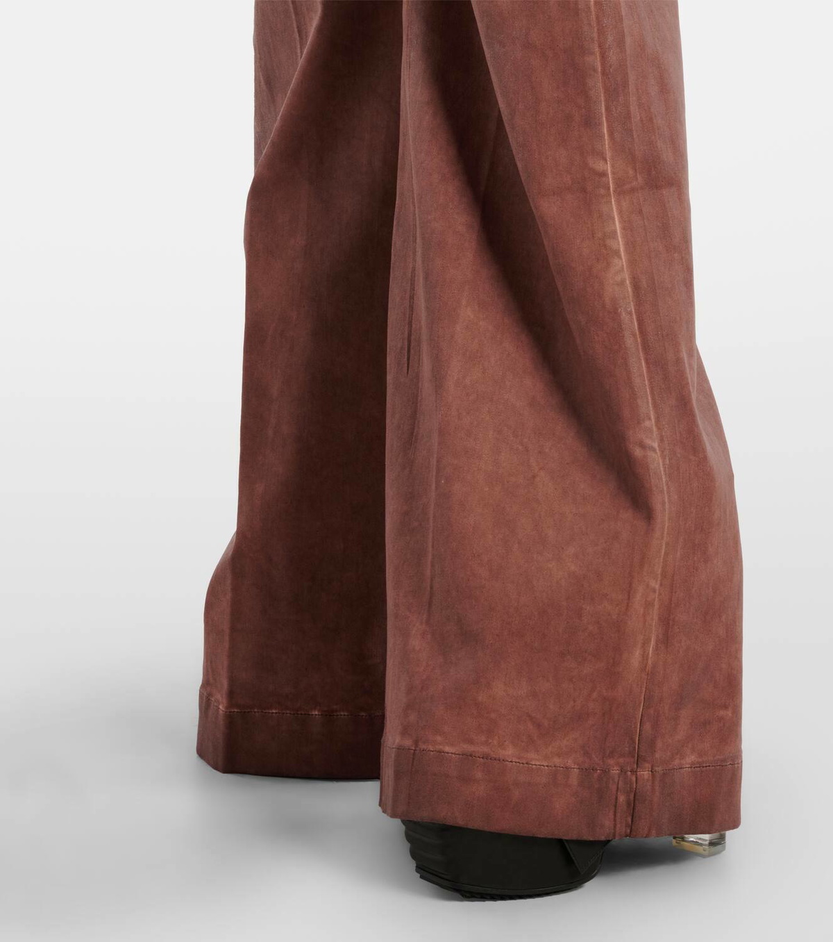 Rick Owens Dirt Cooper high-rise wide-leg jeans Rick Owens