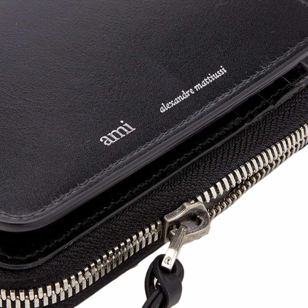 AMI Women's Compact Wallet in Black AMI