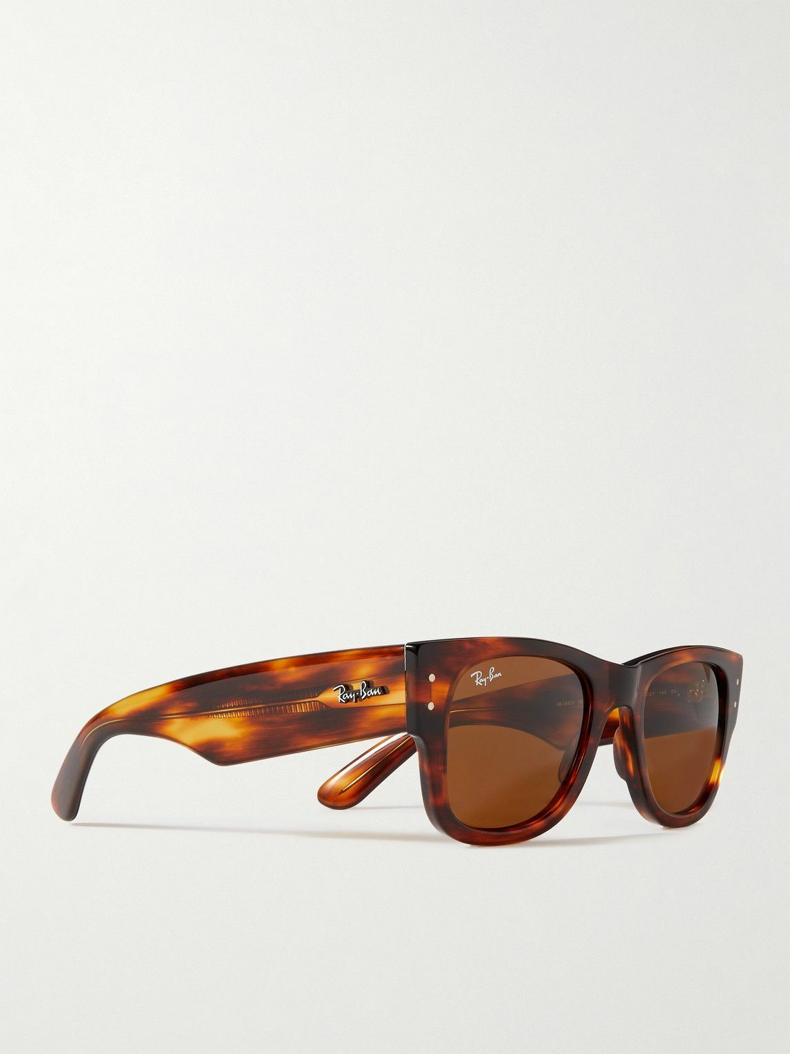 Ray-Ban - Mega Wayfarer Tortoiseshell Acetate Sunglasses Ray Ban