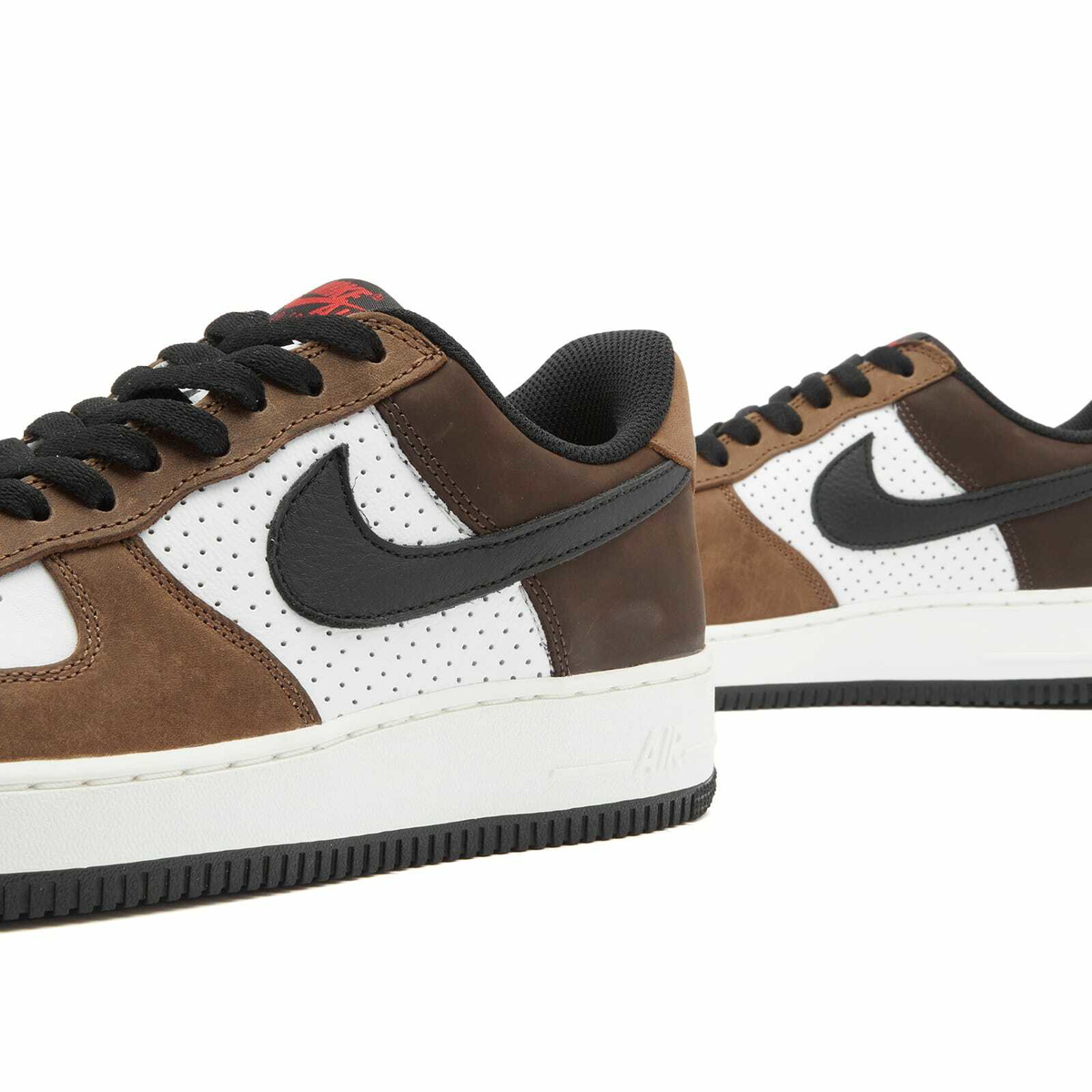 Nike Air Force 1 Low Retro Escape Sneaker in White/Black/Bison Nike