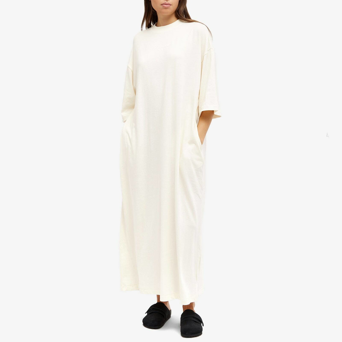 Fear of God ESSENTIALS Women's Essentials 3/4 Sleeve Dress in Cloud ...