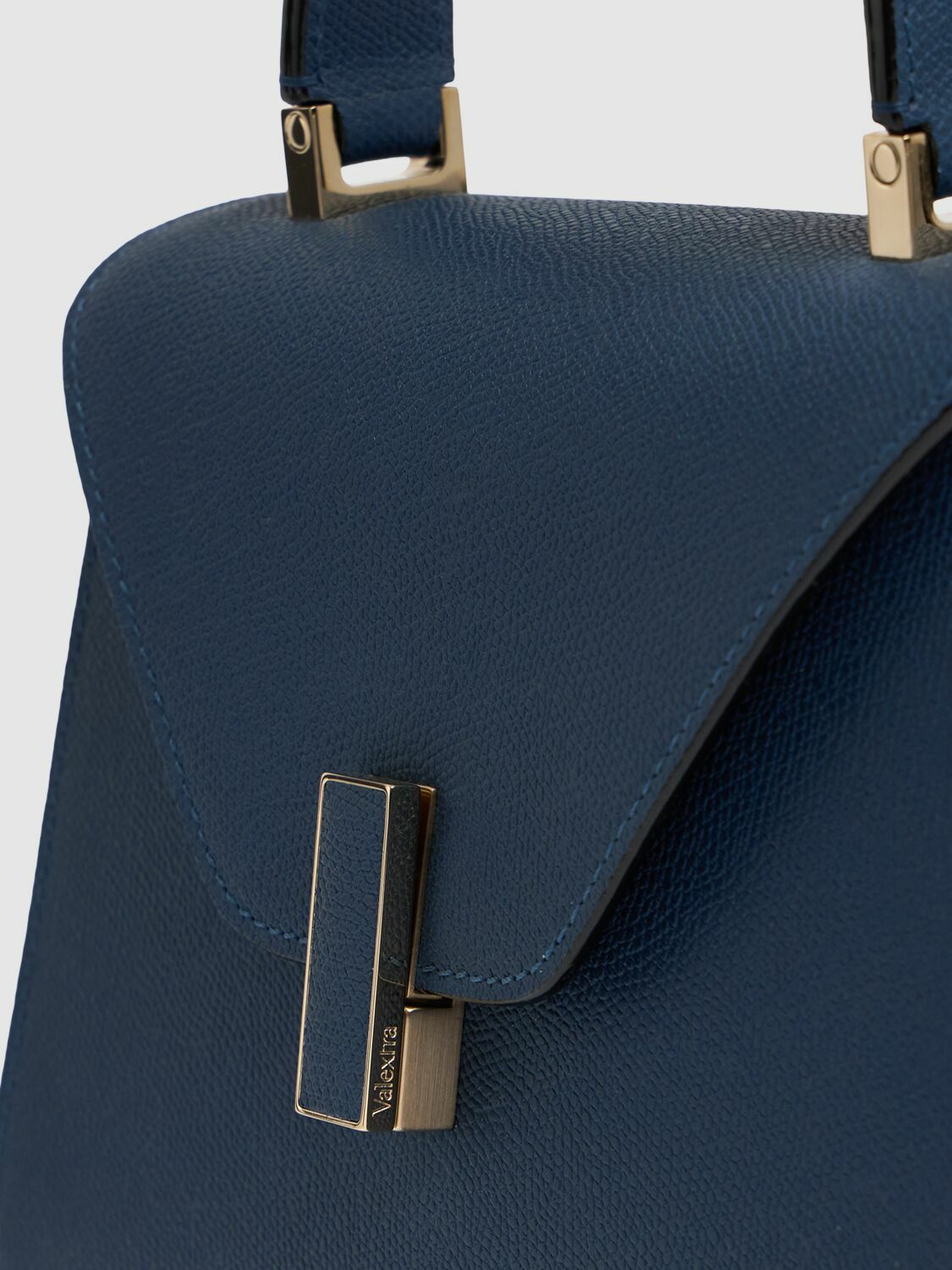 VALEXTRA Mini Iside Leather Top Handle Bag Valextra