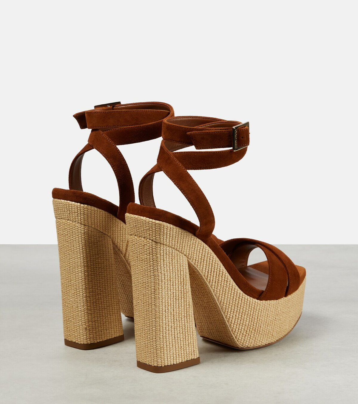 Jimmy Choo Gaia 140 suede platform sandals Jimmy Choo