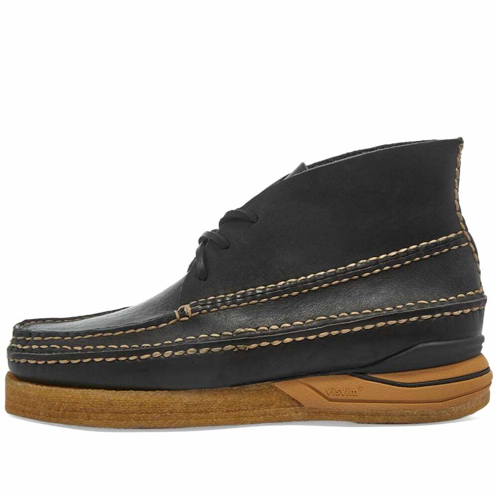 Visvim Men's Canoe Moc 2 in Black Visvim