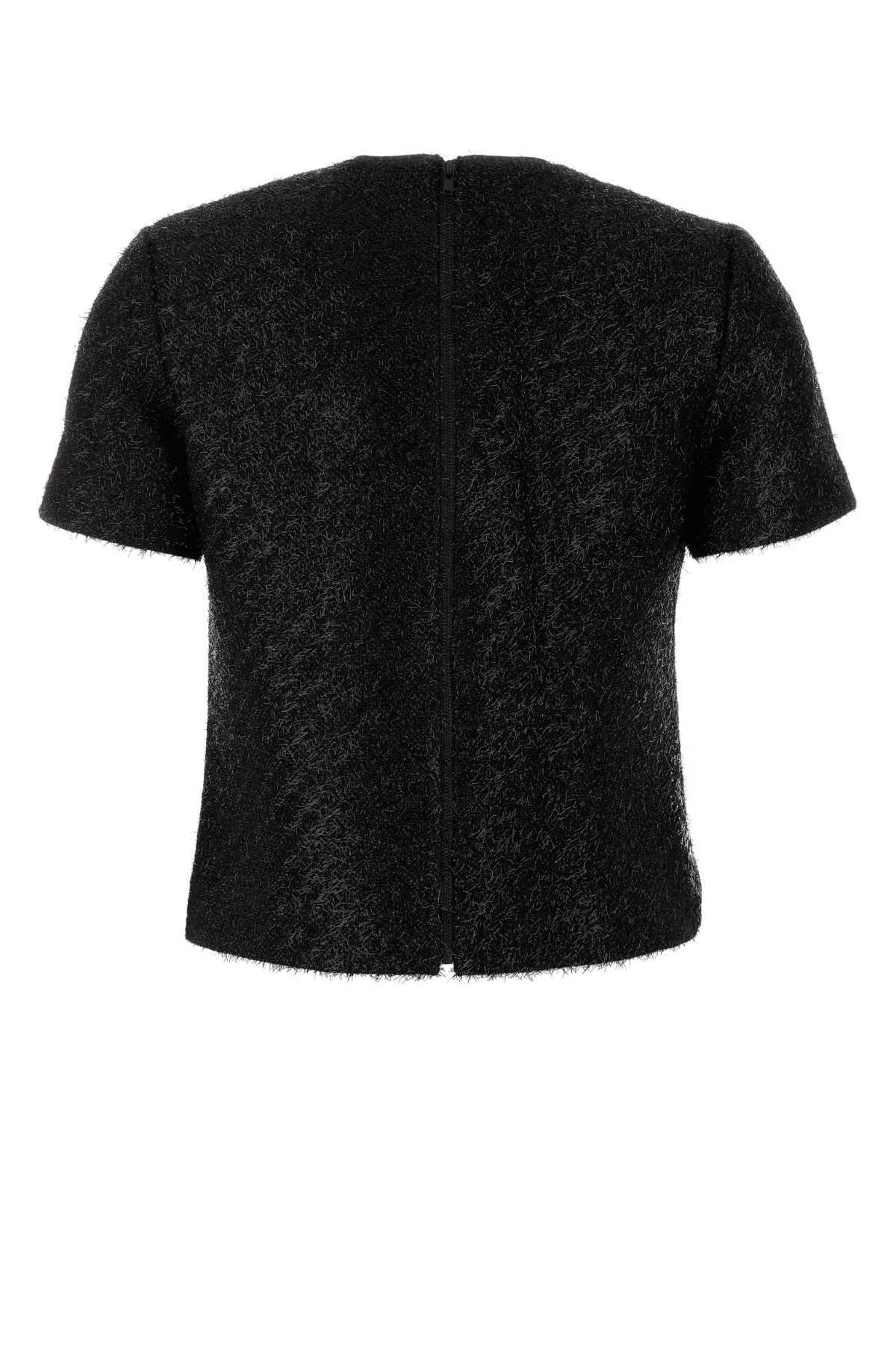 self-portrait Black Polyester Blend Top Self-Portrait
