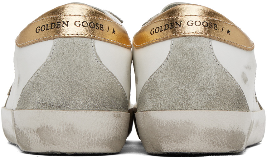 Golden Goose SSENSE Exclusive White Super-Star Sneakers Golden Goose ...