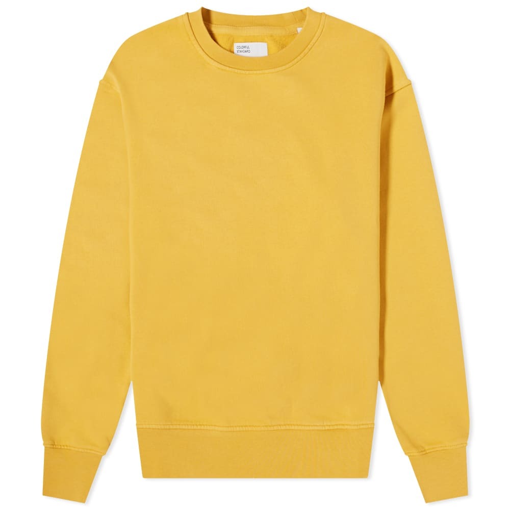 Colorful Standard Women's Classic Organic Crew in Burned Yellow ...