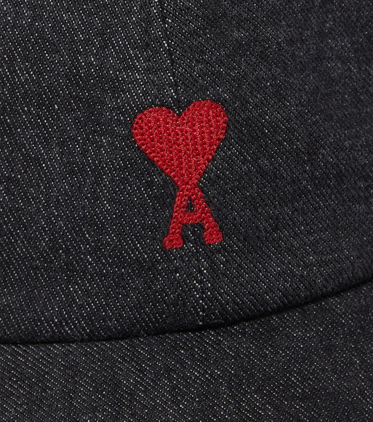 Ami Paris Ami de Cœur denim baseball cap AMI