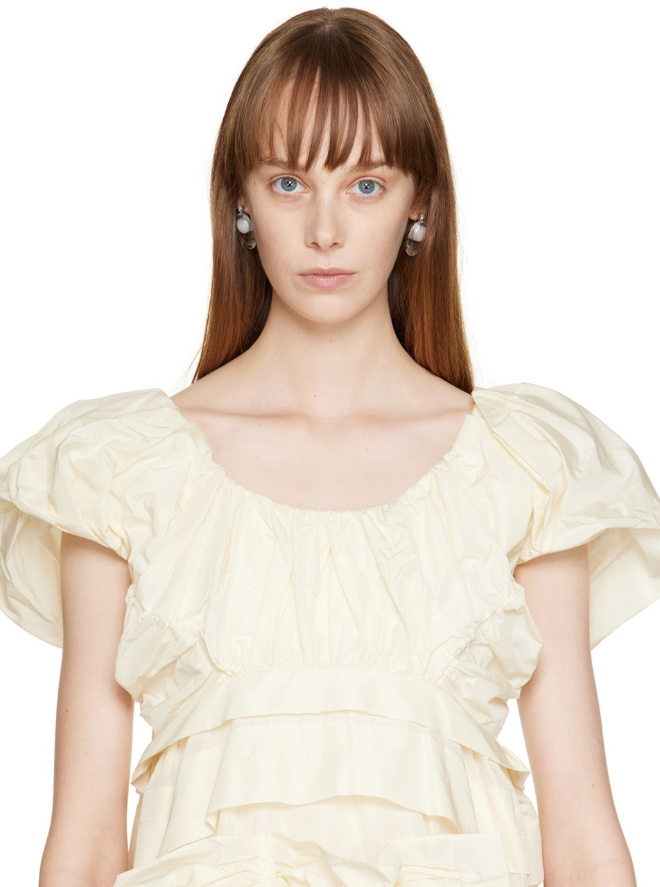 Simone Rocha Silver Trapped Earrings Simone Rocha