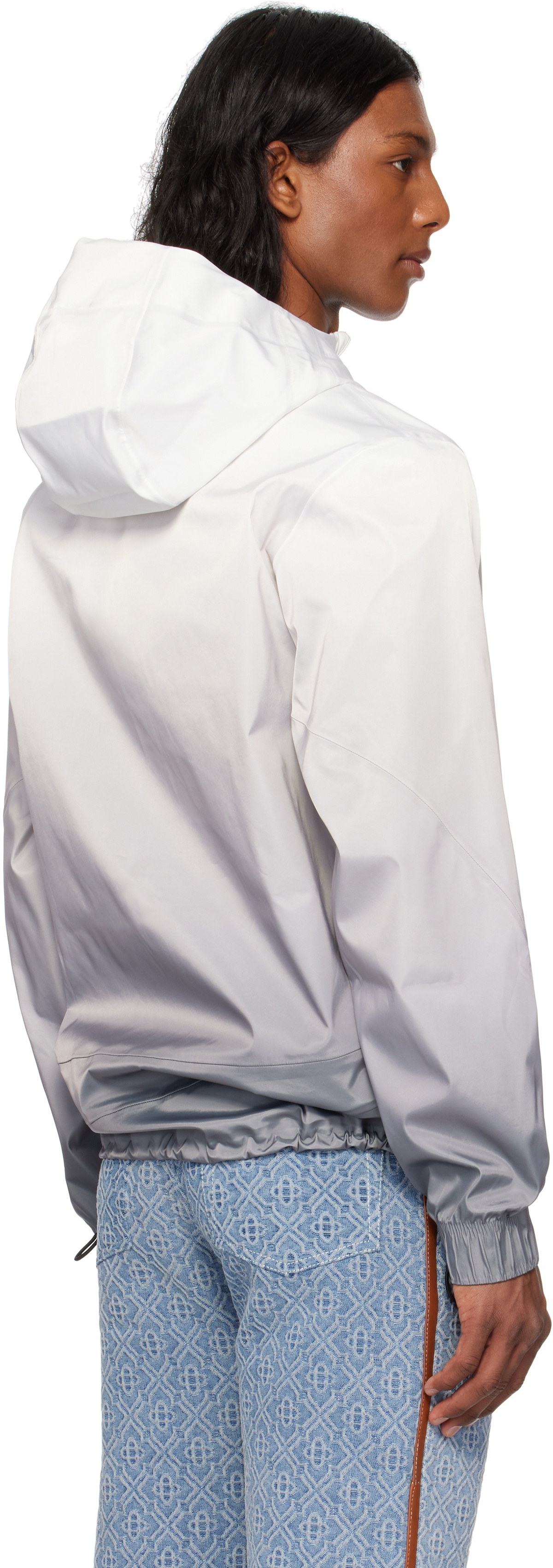 Casablanca Gray Gradient Rain Jacket Casablanca