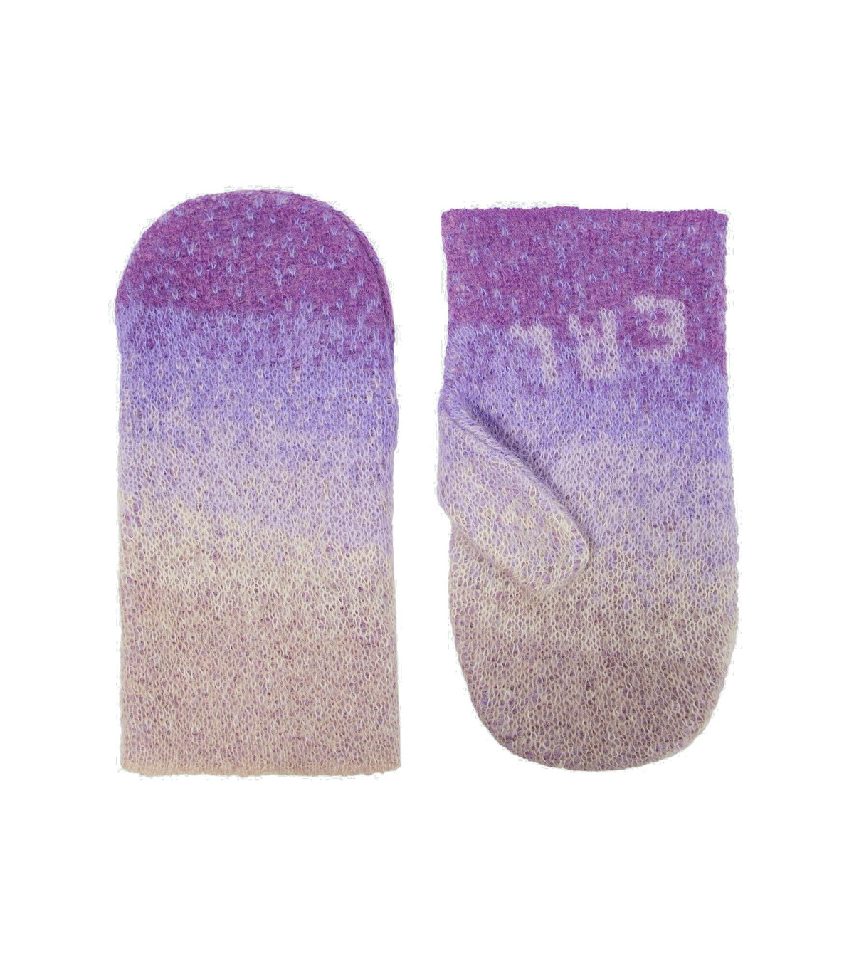 ERL - Gradient wool-blend mittens ERL