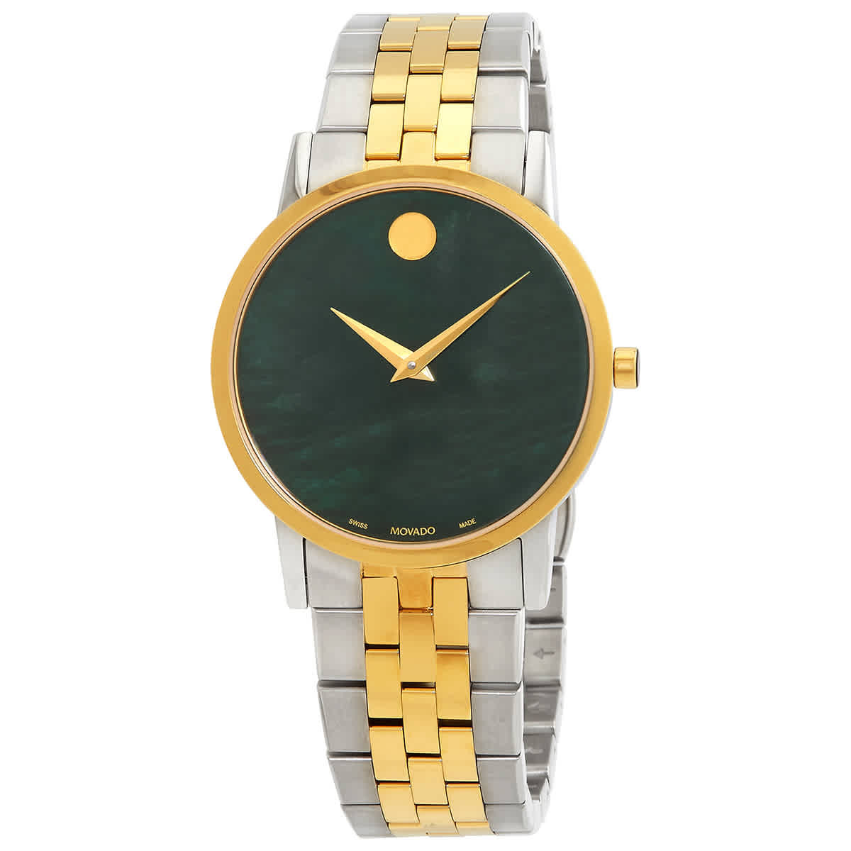 Movado Museum Classic Quartz Green Dial Ladies Watch 0607631 Movado