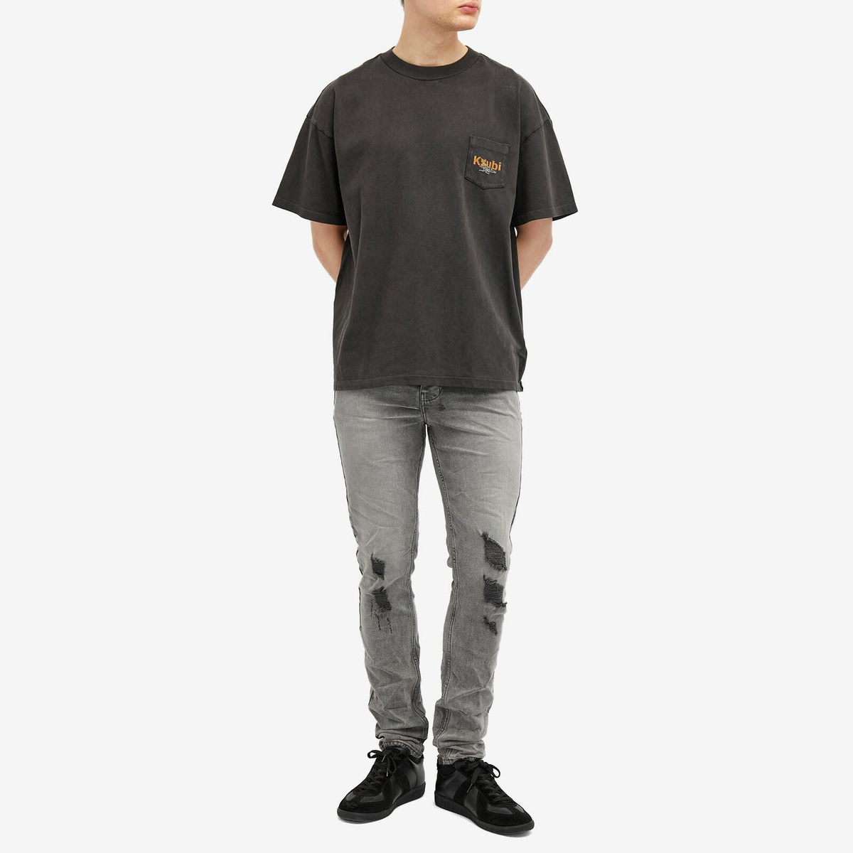 Ksubi Men's Chitch Prodigy Jeans in Black Trashed Ksubi