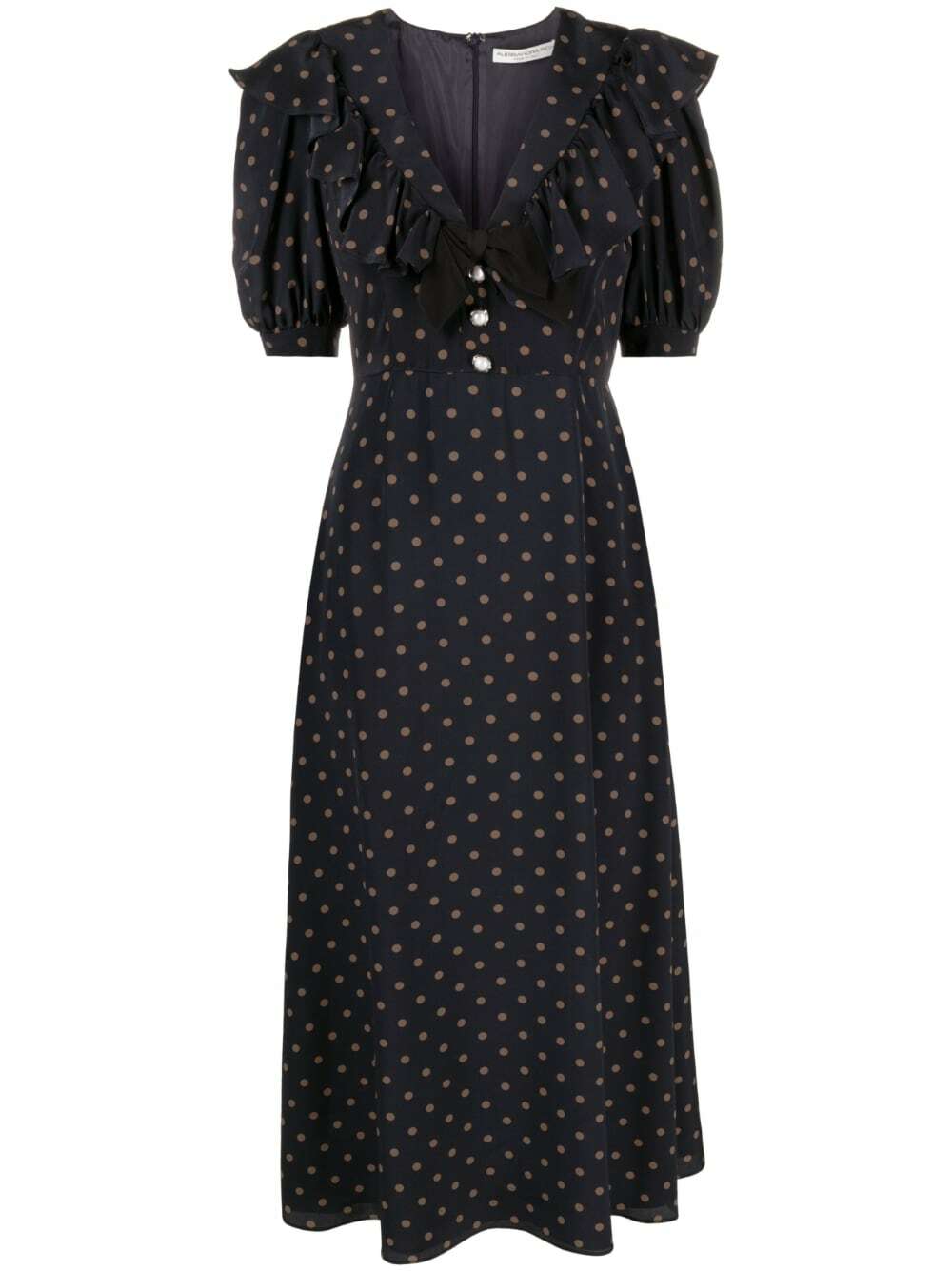 ALESSANDRA RICH - Polka Dot Long Dress Alessandra Rich