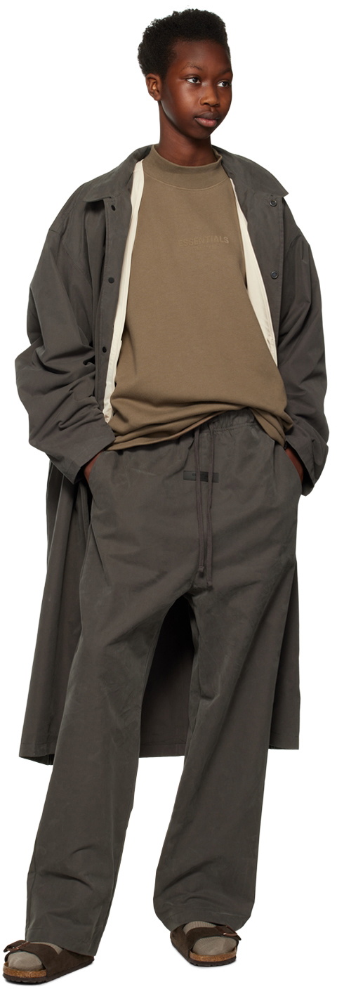 Essentials Brown Relaxed Sweatshirt Essentials