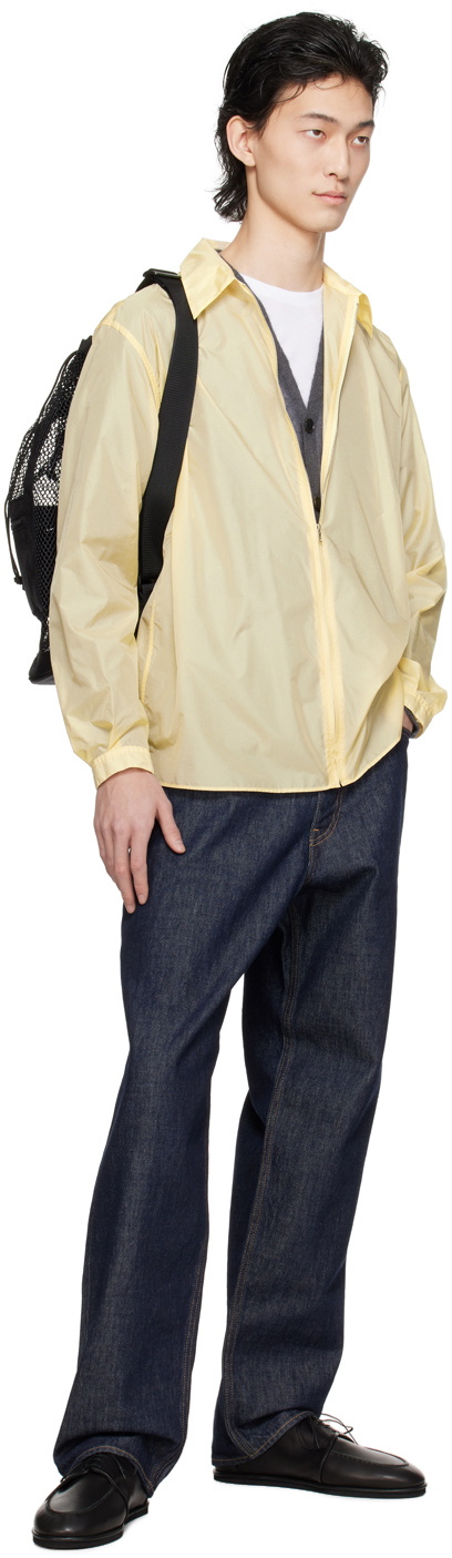 AURALEE Yellow Zip Jacket Auralee