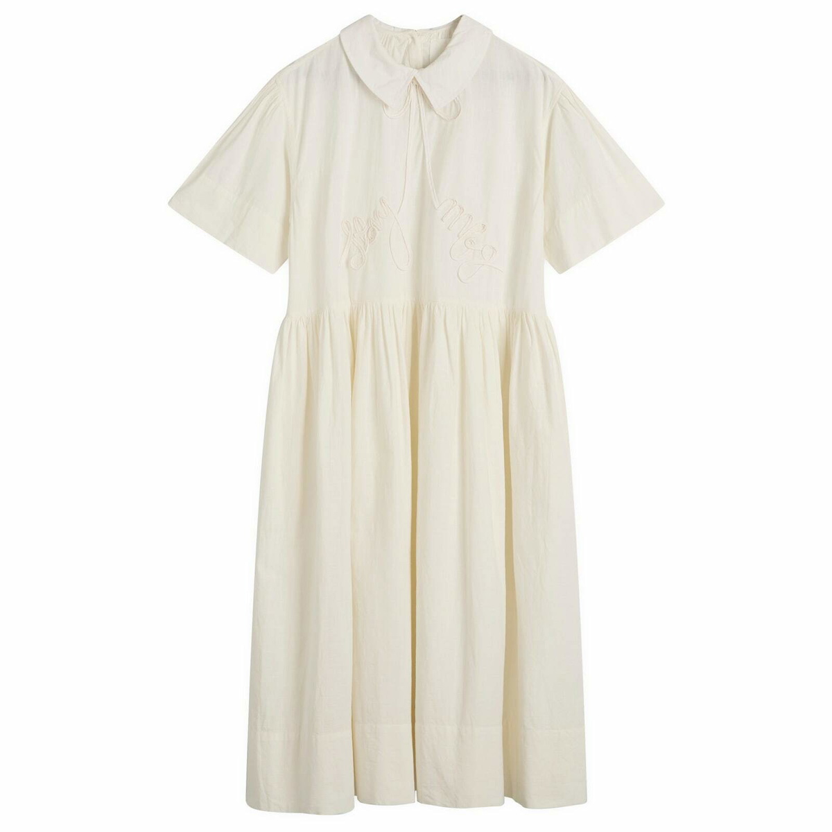 Story mfg. Women's Maple Dress in Ecru Ribbon Story Mfg.