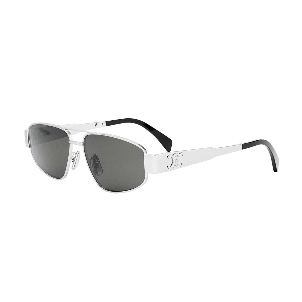 Celine Cl40281u Metal Triomphe 16a Argento Sunglasses Celine