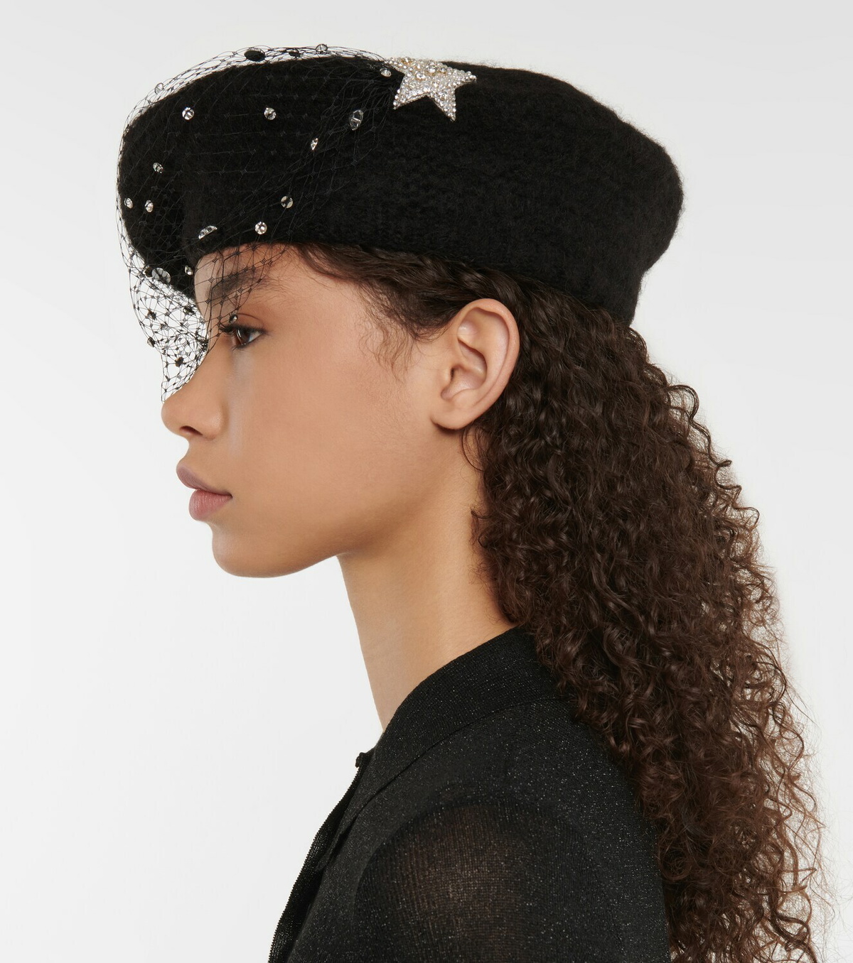 Jennifer Behr Aurora embellished beret Jennifer Behr