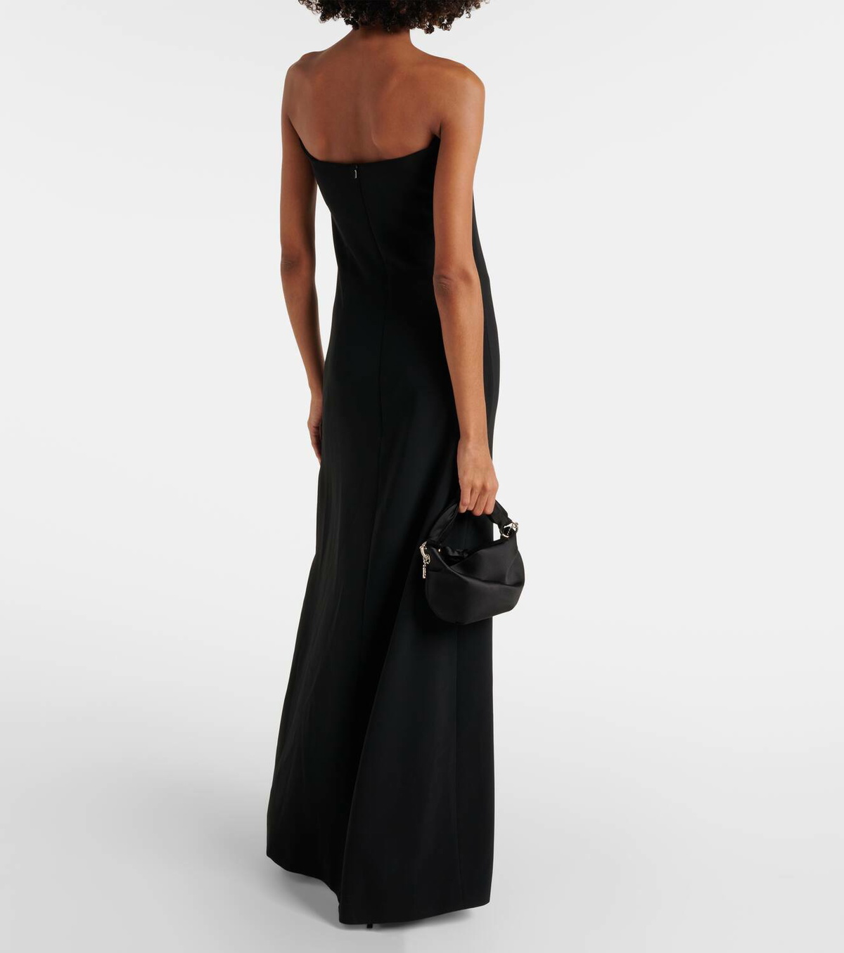 Costarellos Fara strapless crêpe gown Costarellos