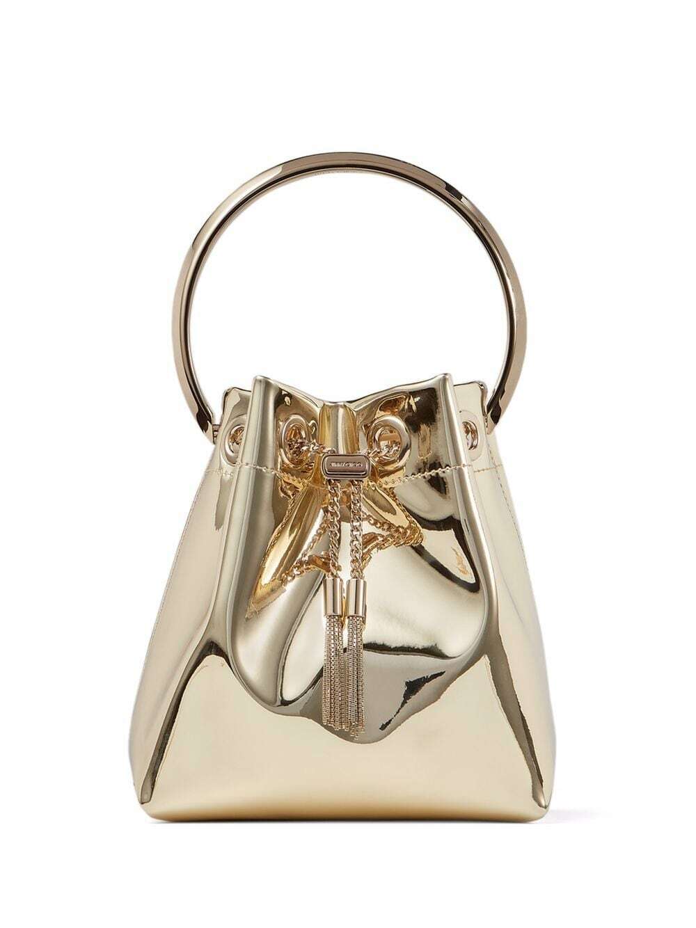 JIMMY CHOO - Bon Bon Leather Bucket Bag Jimmy Choo