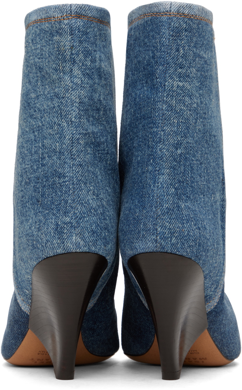 Isabel Marant Blue Denim Miyako Boots Isabel Marant