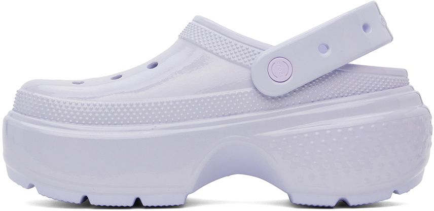 Crocs Blue Stomp High Shine Clogs Crocs