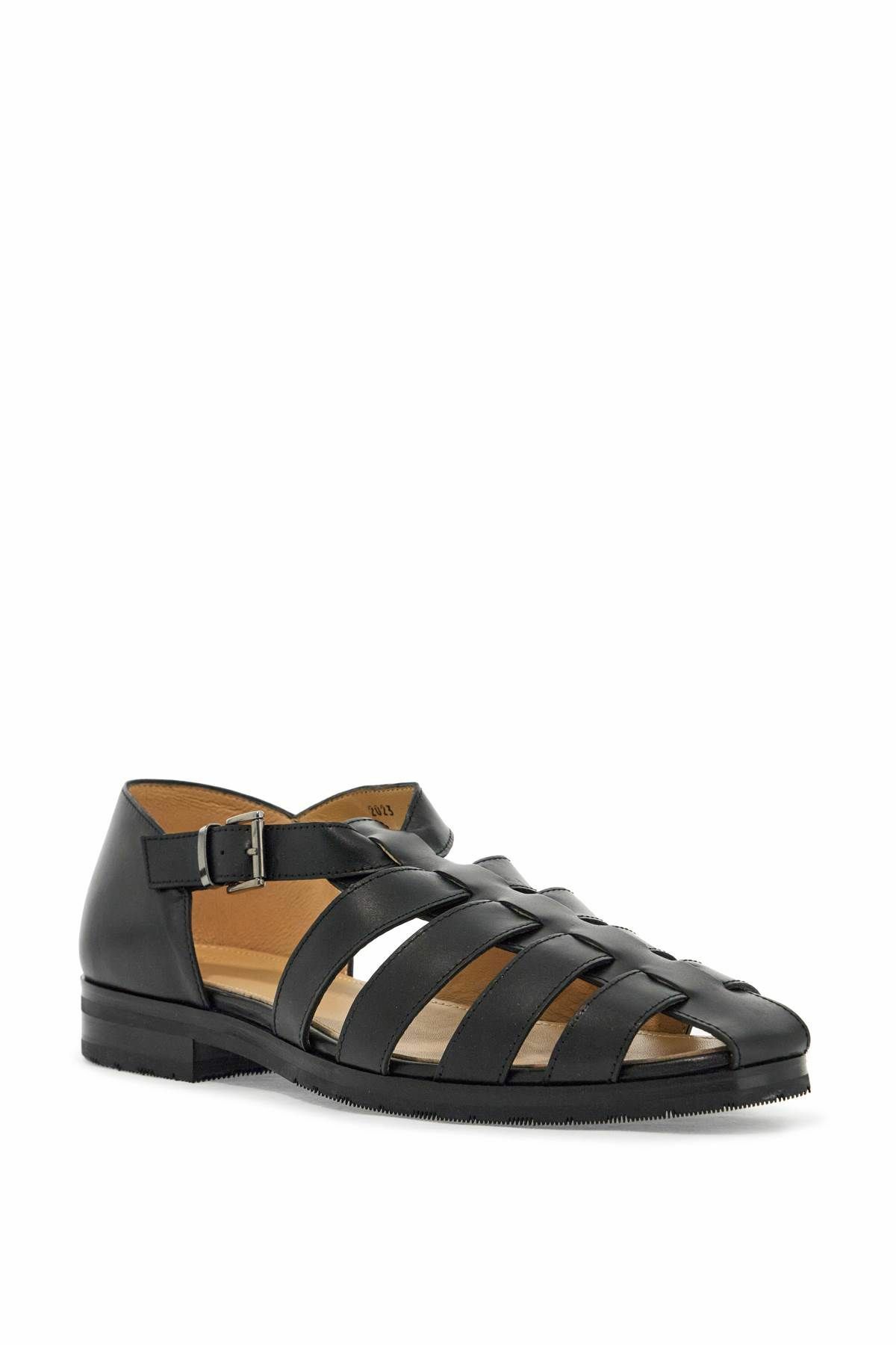 PARABOOT cage ferret sandals Black Paraboot