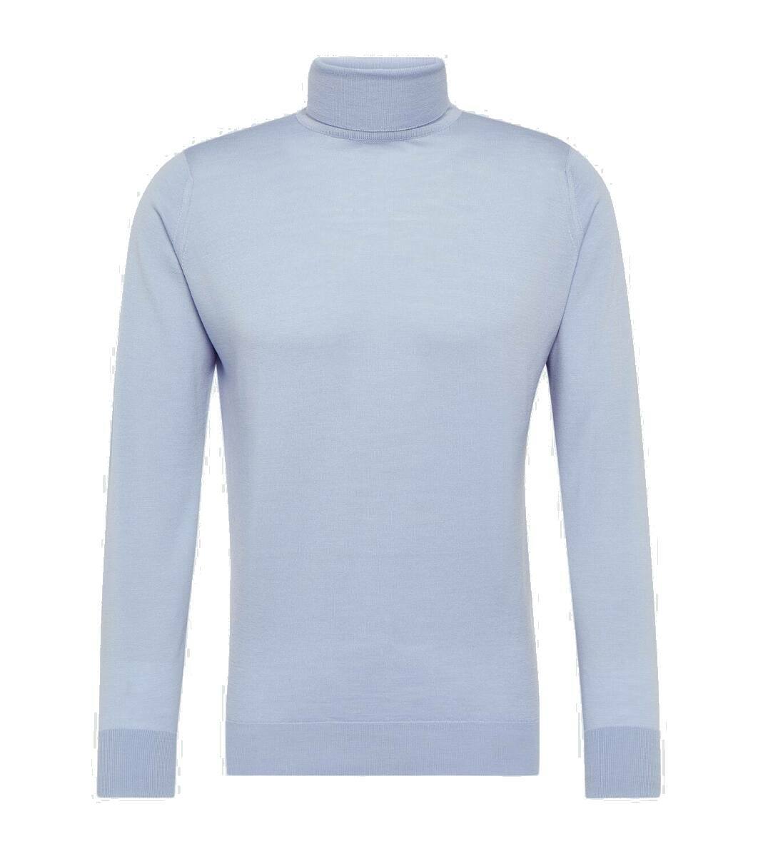 John Smedley Richards wool turtleneck sweater John Smedley