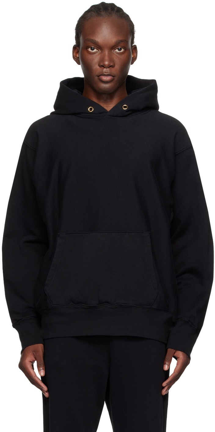 Les Tien Black Heavyweight Hoodie Les Tien